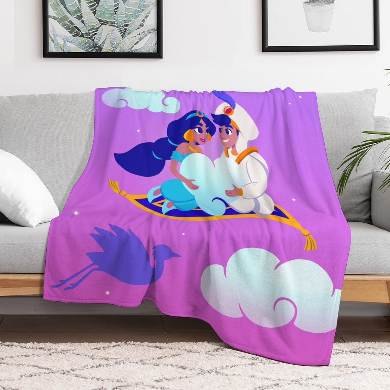 Aladdin Queen Size Blanket, Gifts for Girls And Boys, Super Soft ...
