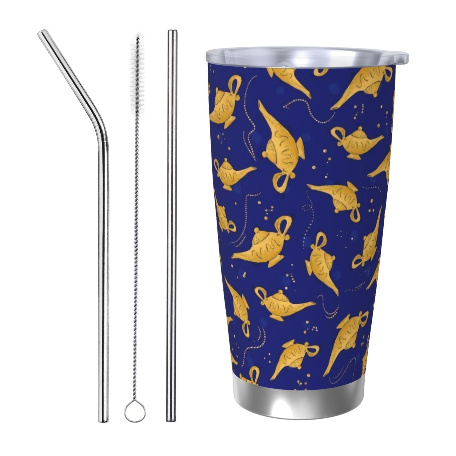 Aladdin'S Magic Lamp Water Bottle,Travel Coffee Mug Tumbler with Flip ...