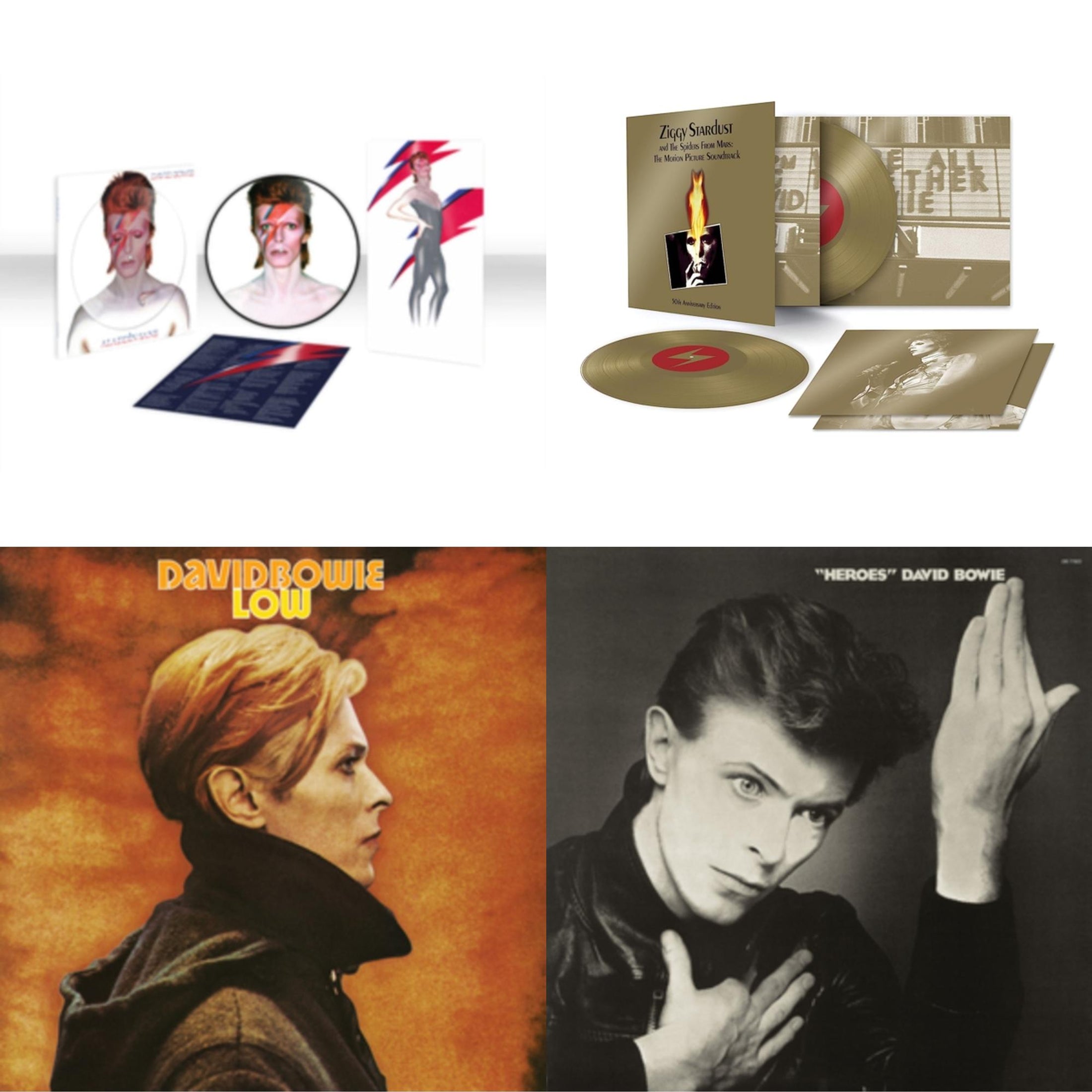 Aladdin Sane (2013 Remaster) (Picture Disc) & Ziggy Stardust & The Spiders From Mars Ost (50Th ...