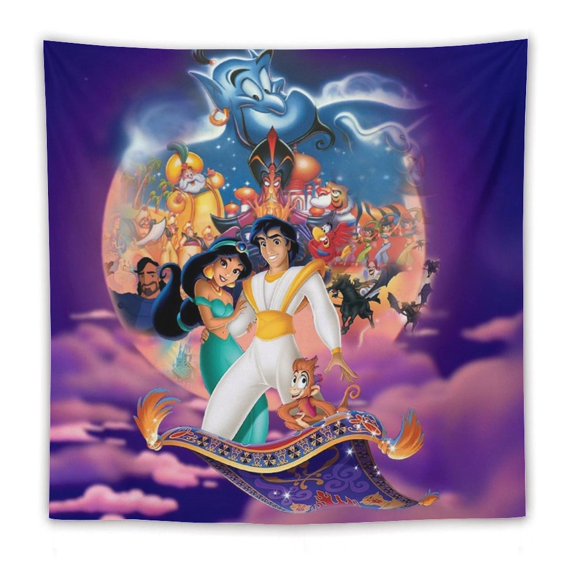 Aladdin Tapestry Wall Hanging Wall Art Decor Wall Tapestry for Living ...