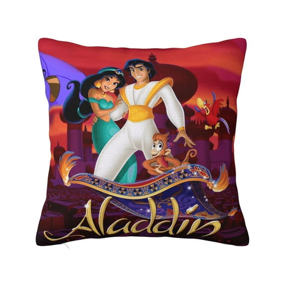 Aladdin Throw Pillow Cover Decoration Pillow Case Cushion Home Decor ...