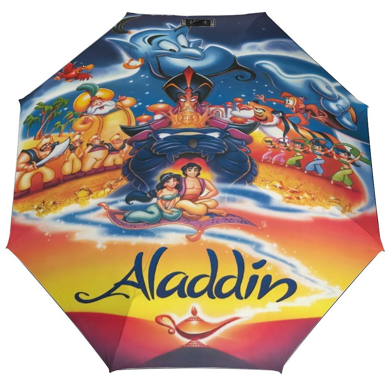 Aladdin Vintage Group Shot Logo Umbrella Windproof Travel Umbrellas for ...