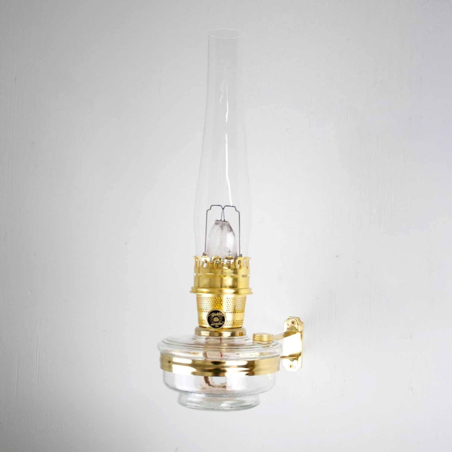 Aladdin Wall Mount Oil Lamp, Genie III Regency Fuel Lighting for ...
