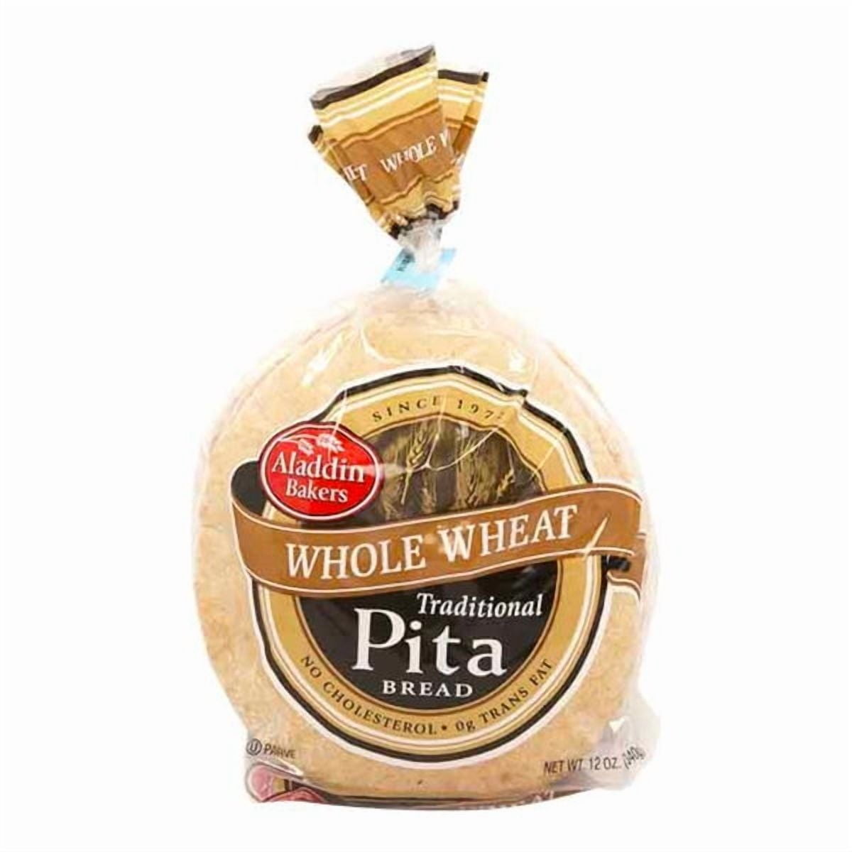Aladdin Whole Wheat Pita 12 oz - Walmart.com