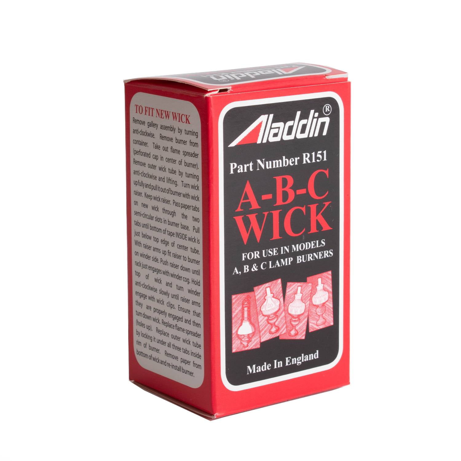 Aladdin Wick #R151 for Models A, B, C and 21c - Walmart.com