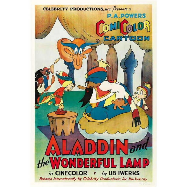 Aladdin and the Wonderful Lamp - movie POSTER (Style A) (27" x 40 ...