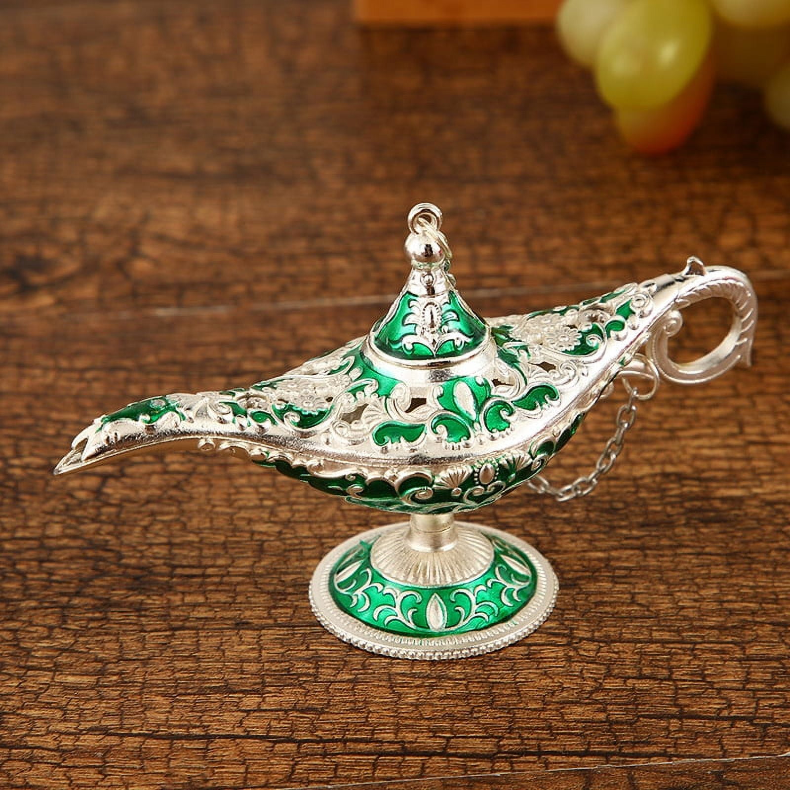Aladdin magic lamp new small 12*6.8 Metal wishing lamp art ornaments ...