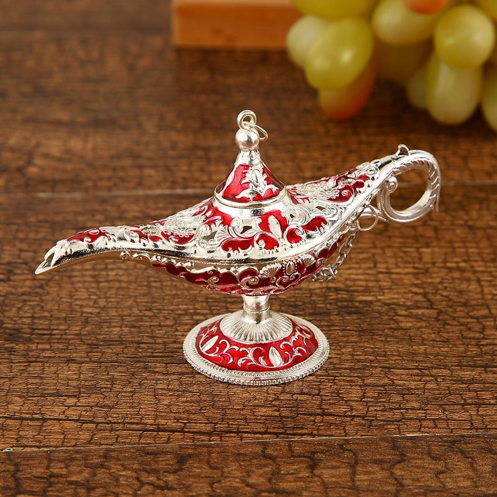 Aladdin magic lamp new small 12*6.8 Metal wishing lamp art ornaments ...