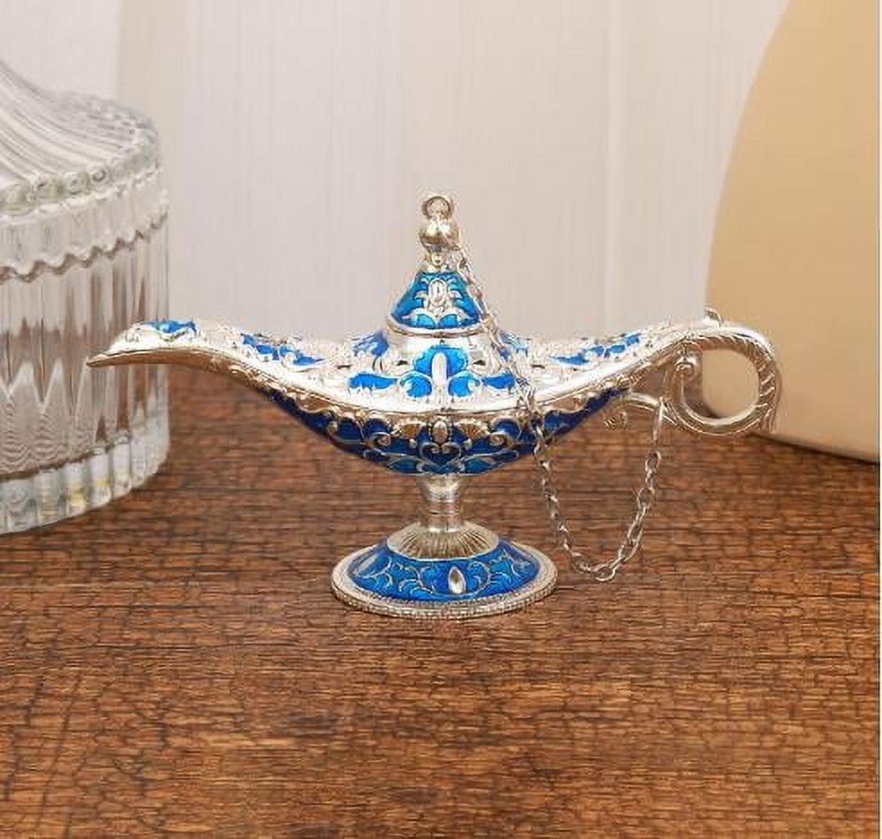 Aladdin magic lamp new small 12*6.8 Metal wishing lamp art ornaments ...