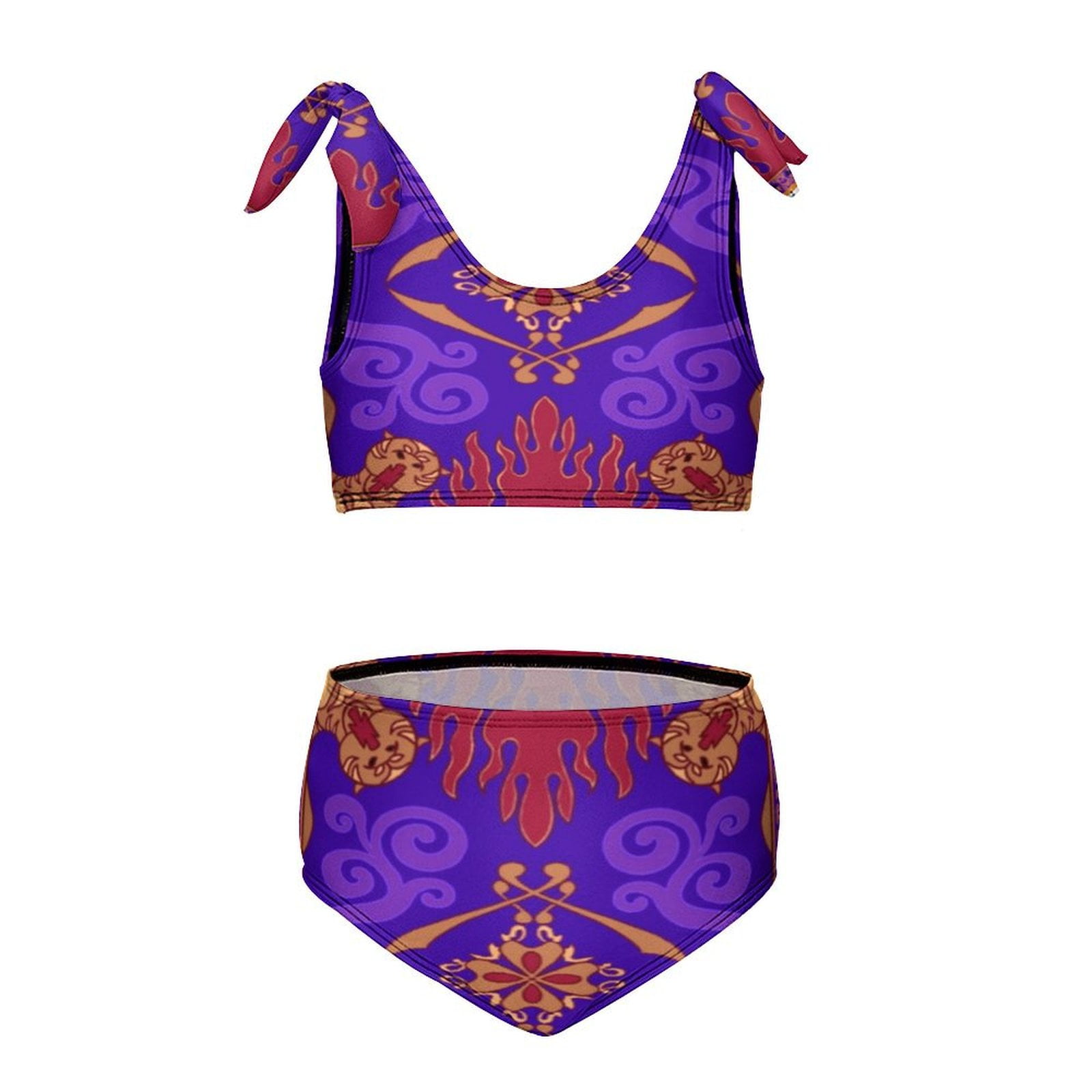 Aladdin's Magic Lamp Girl's 2 Piece Bikini Set Beach Sport Swimsuit ...