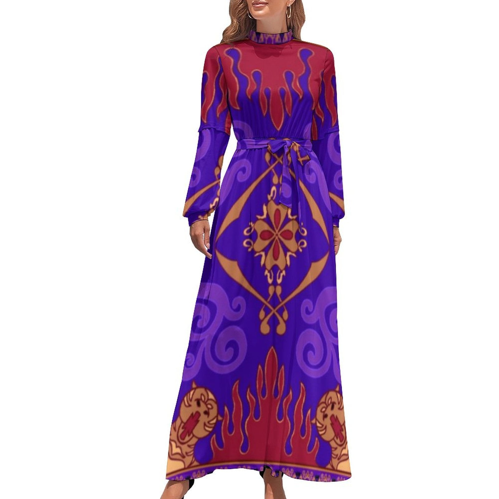 Aladdin's Magic Lamp Long Dress Women's Summer Skirt Dress for Women ...