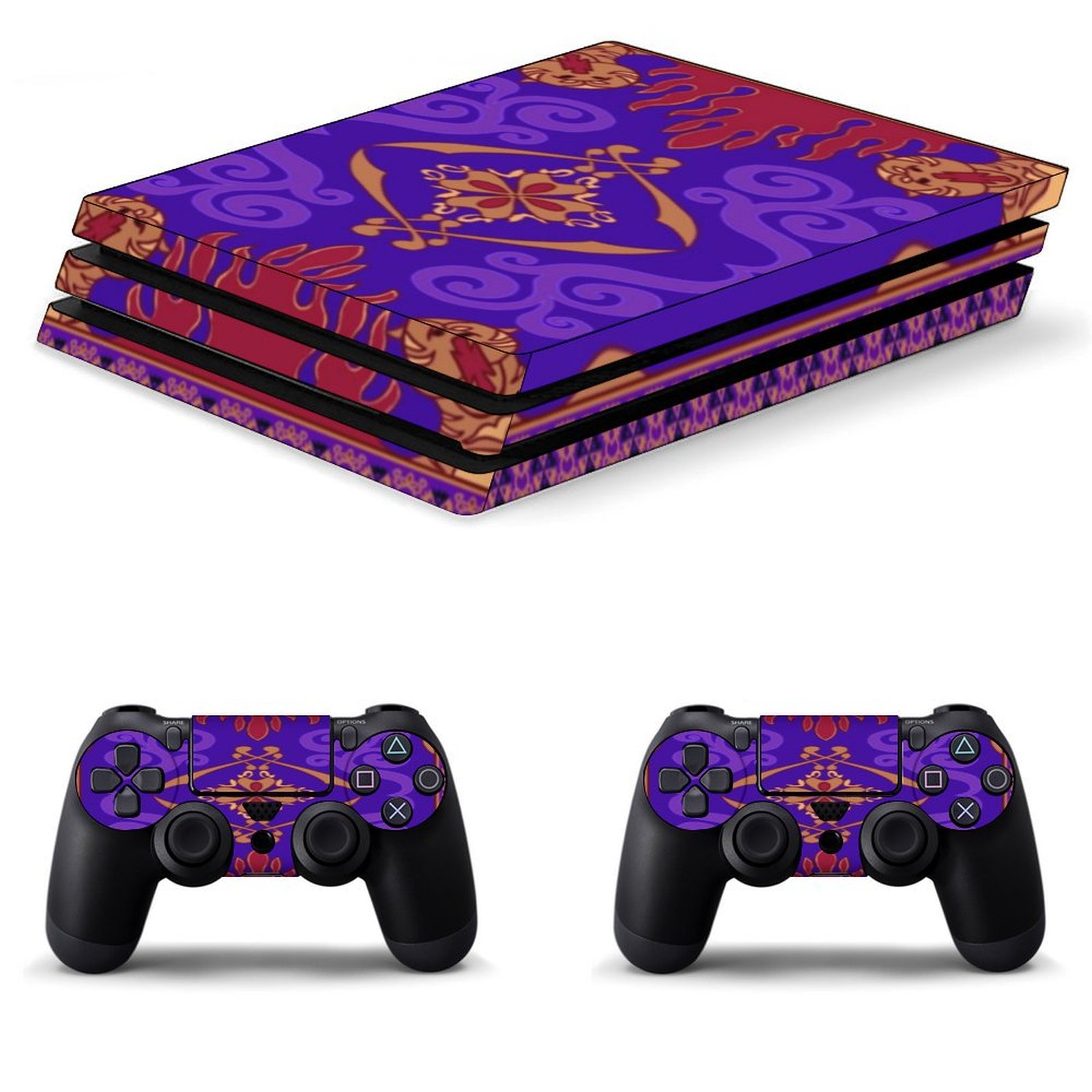 Aladdin's Magic Lamp PS4/PS4 Pro/PS4 Slim Skin Sticker For Console And ...