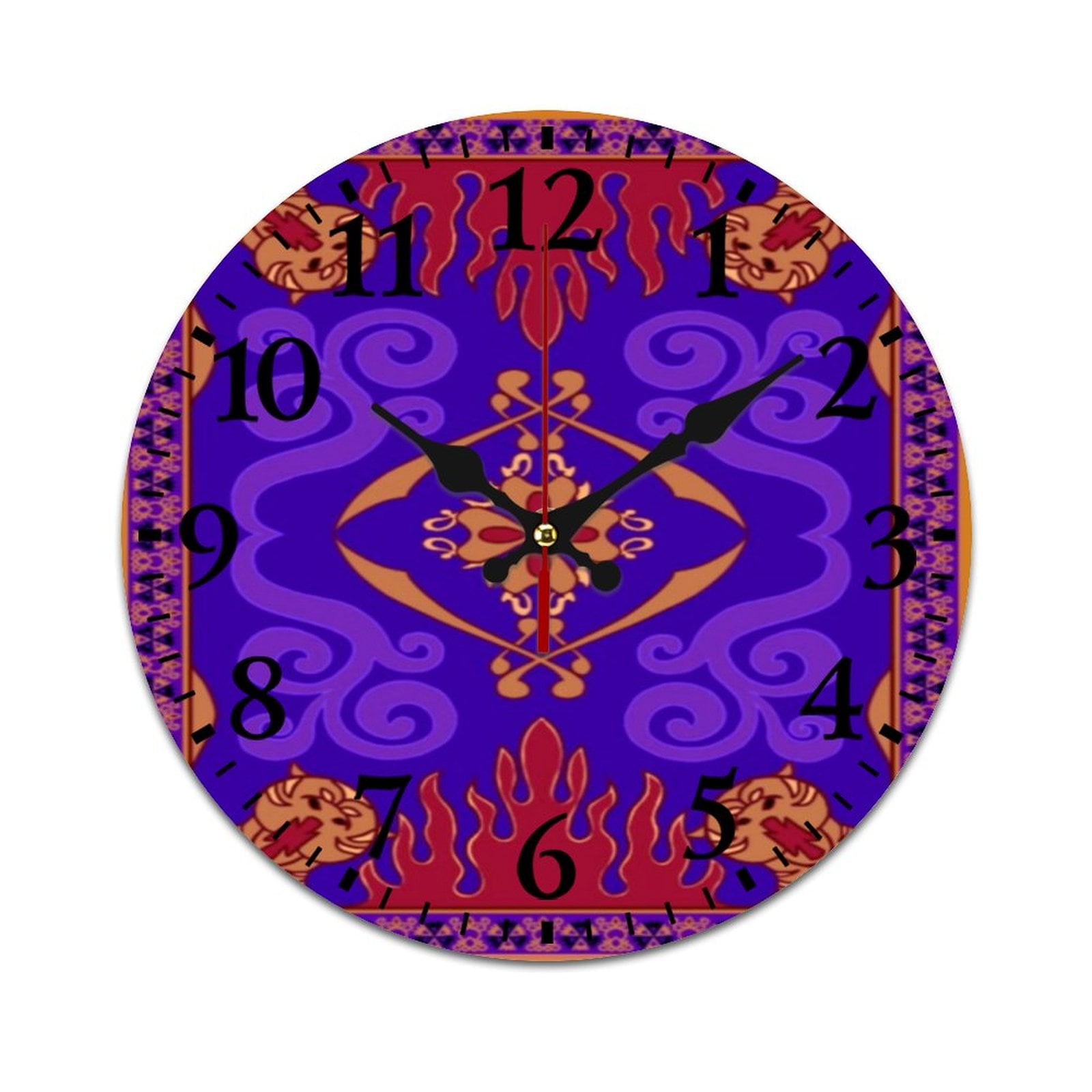 Aladdin's Magic Lamp Wall Clock Modern Design Clocks Wall Hanging Home ...