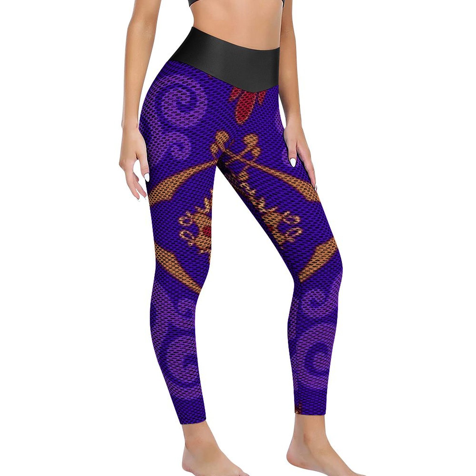 Aladdin's Magic Lamp Yoga Pants Women Leggings High Waist Novelty Yoga ...