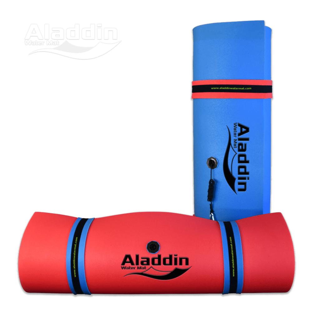 Aladdin water mat , 18x6 Floating Water Mat Lilly Pad (Red/Blue ...