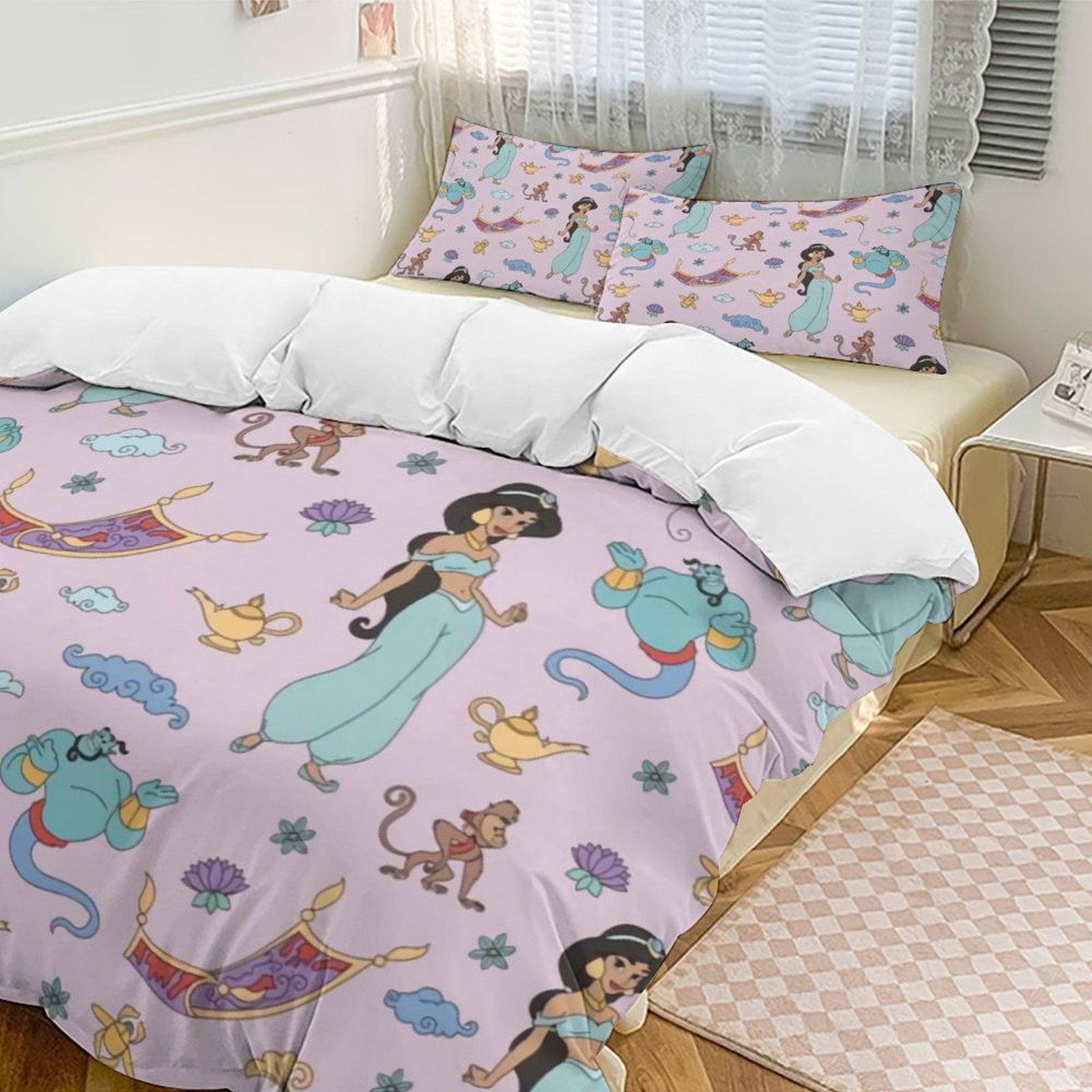 AladdinCartoon Collection 3-Piece Comforter Set, Personalized Bedding ...
