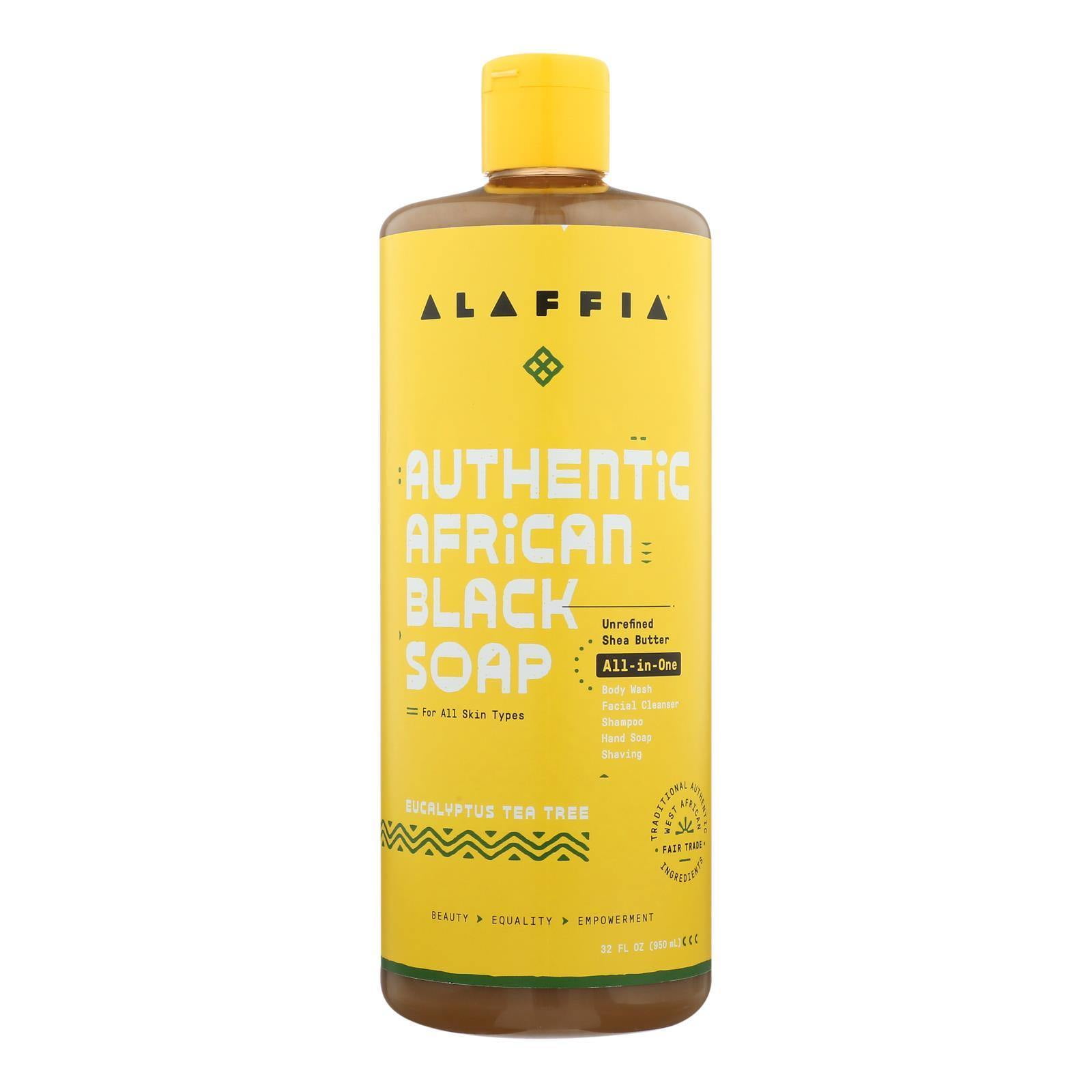 Alaffia - African Black Soap - Eucalyptus Tea Tree - 32 fl oz ...