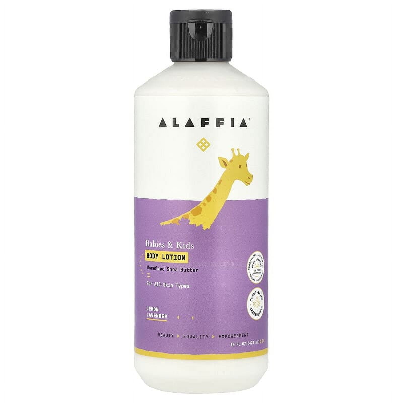 Alaffia, Babies & Kids Body Lotion, Lemon Lavender, 16 fl oz Pack of 3 ...