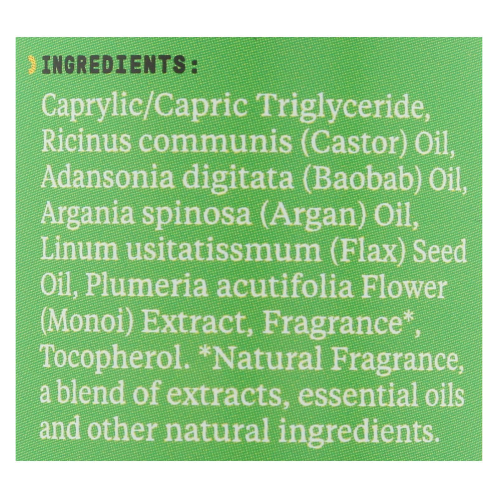 Alaffia Beautiful Curl Hydrating Hair Oil with Baobab, Manoi flower ...