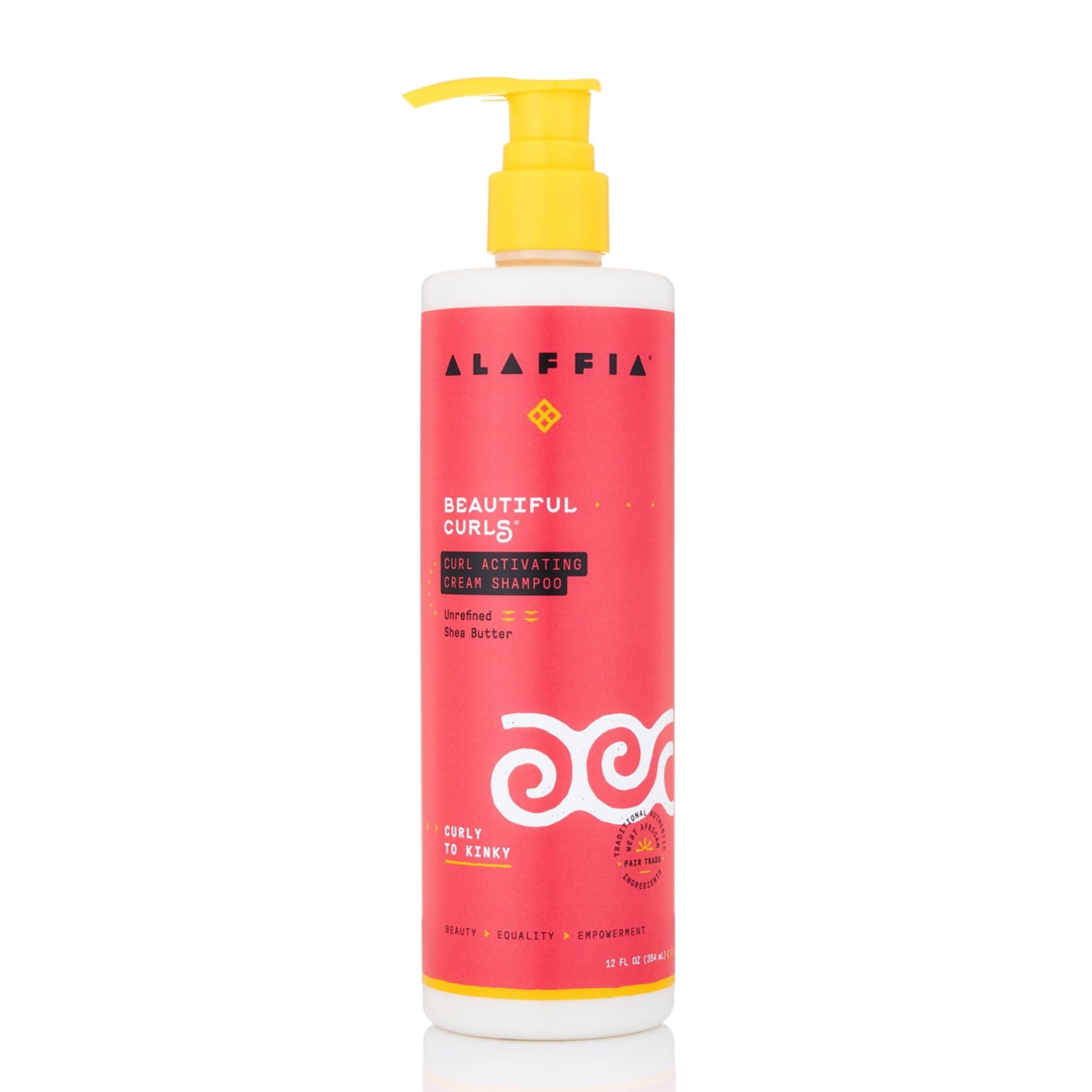 Alaffia Beautiful Curls Curl Cream Shampoo 12 oz - Walmart.com