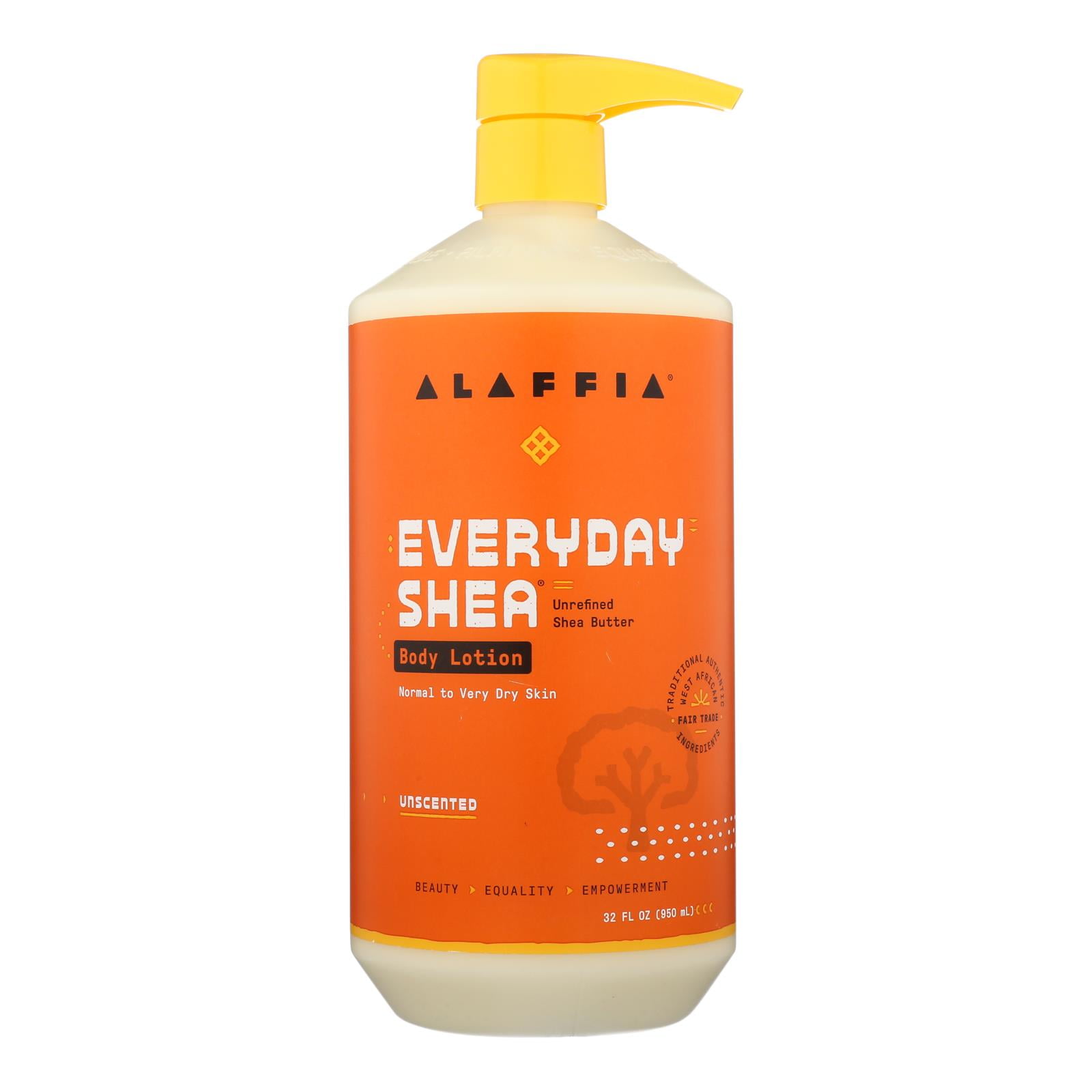 Alaffia Body Lotion Unscented 32 oz (Pack of 4) - Walmart.com