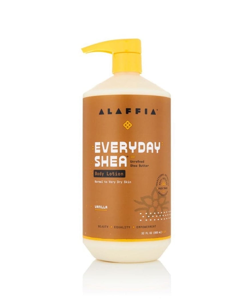 Alaffia Everyday Shea Body Lotion Vanilla, 32 Oz - Walmart.com