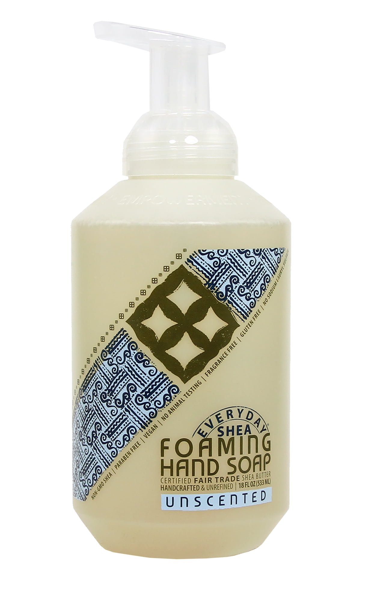 Alaffia Foaming Shea Hand Soap, Unscented, 18 Oz - Walmart.com