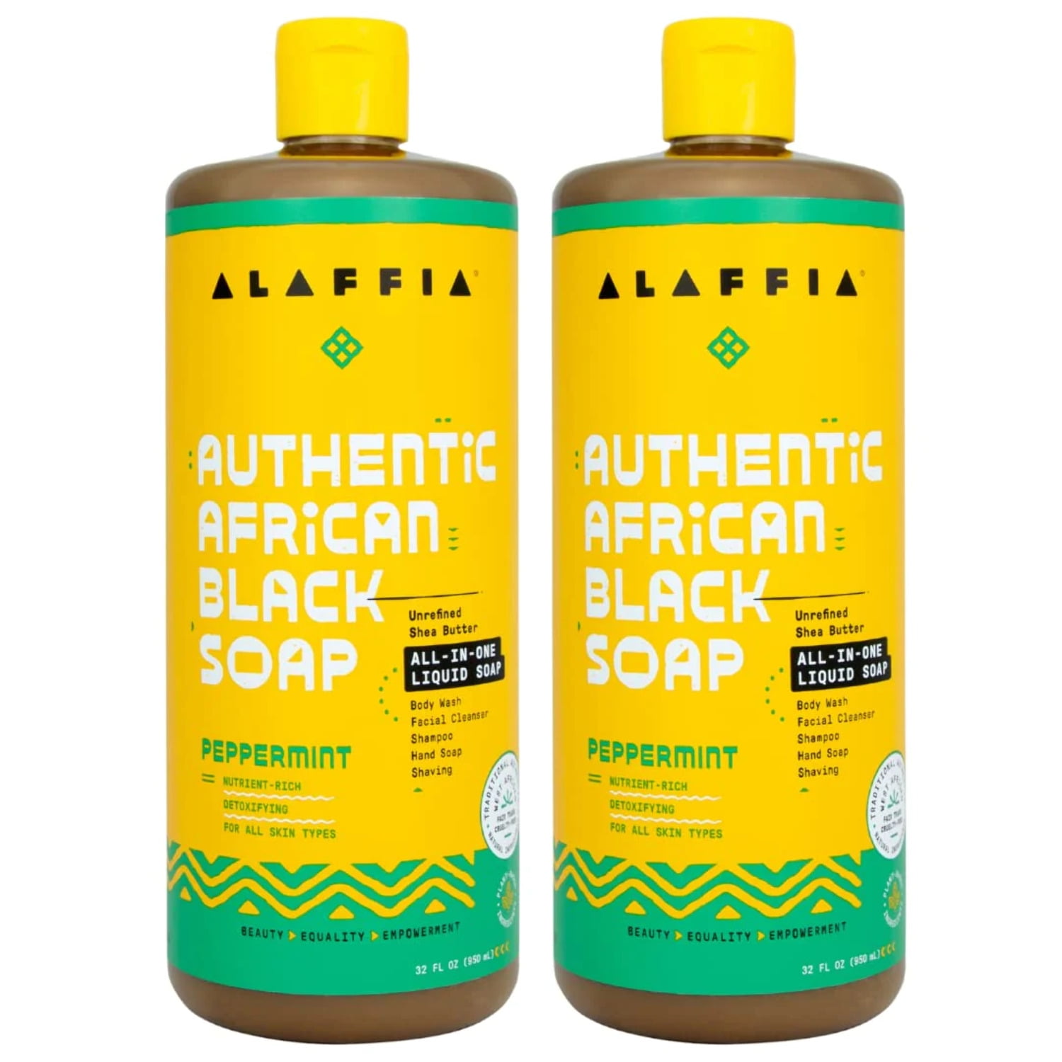 Alaffia Skin Care, Authentic African Black Soap, All in One Liquid Soap ...