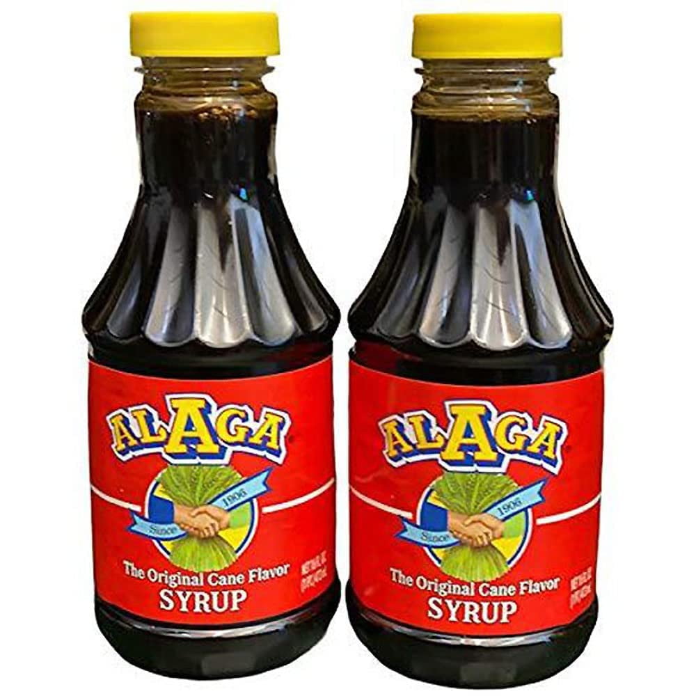 Alaga Original Cane Syrup, 16 oz Pack of 2, Sweetener with Velvety ...