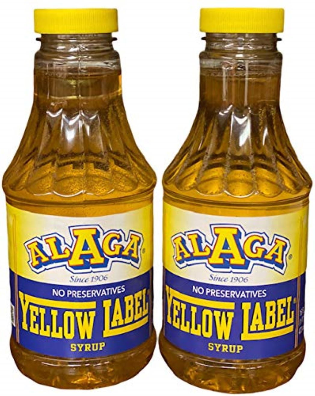 Alaga Yellow Label Honey Infused Table Syrup, All-Natural, 16 oz, 2 ...