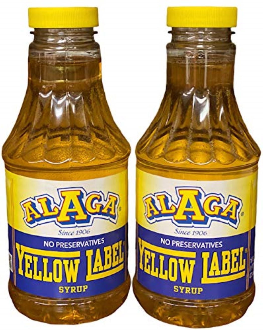 Alaga Yellow Label Honey Infused Table Syrup, All-Natural, 16 oz, 2 Pack Bottles - Walmart.com