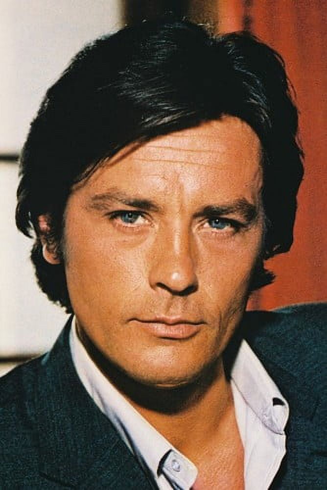 Alain Delon 24x36 Poster 1970's Portrait Blue Eyes - Walmart.com