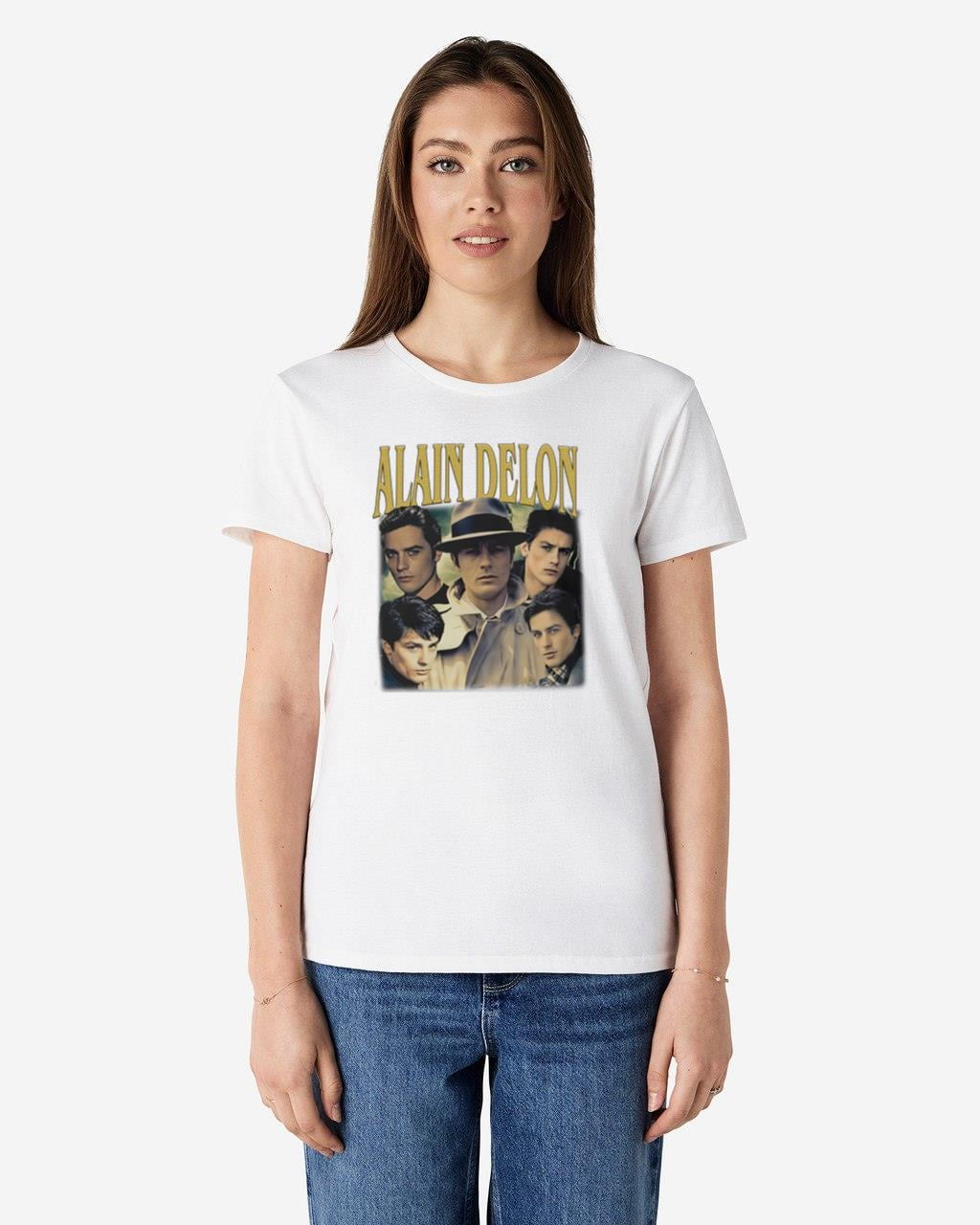 Alain Delon Classic Movies Homage T-Shirt 4XL, for men & women, up to ...