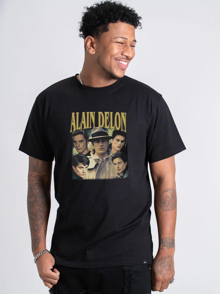 Alain Delon Classic Movies Homage T-Shirt 4XL, for men & women, up to ...