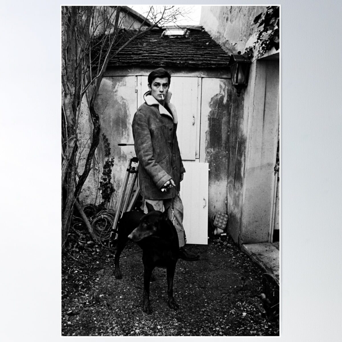 Alain Delon Poster Wall Art, Modern Wall Decor For Living Room Bedroom ...