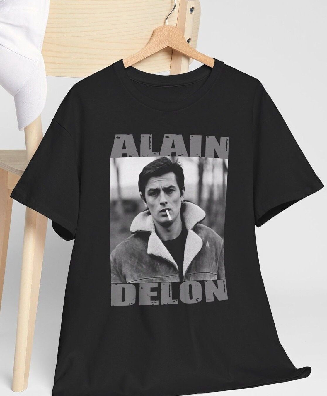 Alain Delon Shirt Tribute In Memory of French Actor T-Sirt Dies at 88 ...
