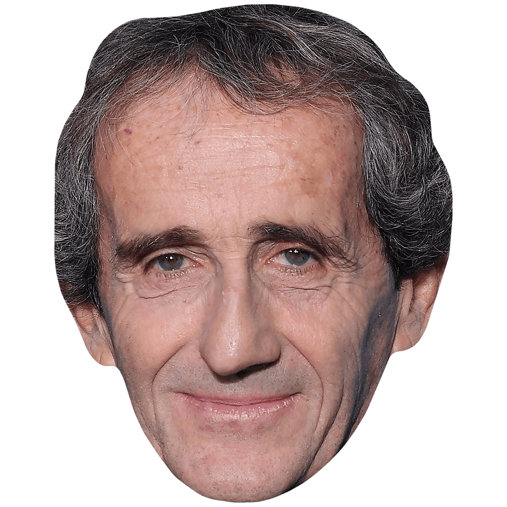 Alain Prost (Smile) Big Head. Larger than life mask. - Walmart.com
