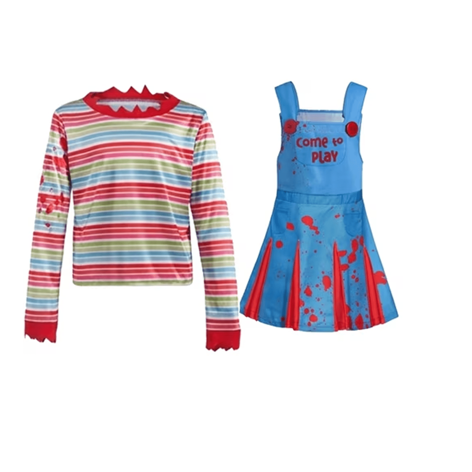 Alaiyaky 5 Piece Halloween Costumes for Women, Adult Scary Costume ...