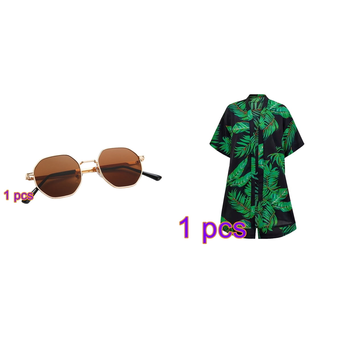 Alaiyaky Women's Floral Blouse Casual Button Down Short Sleeve Aloha ...