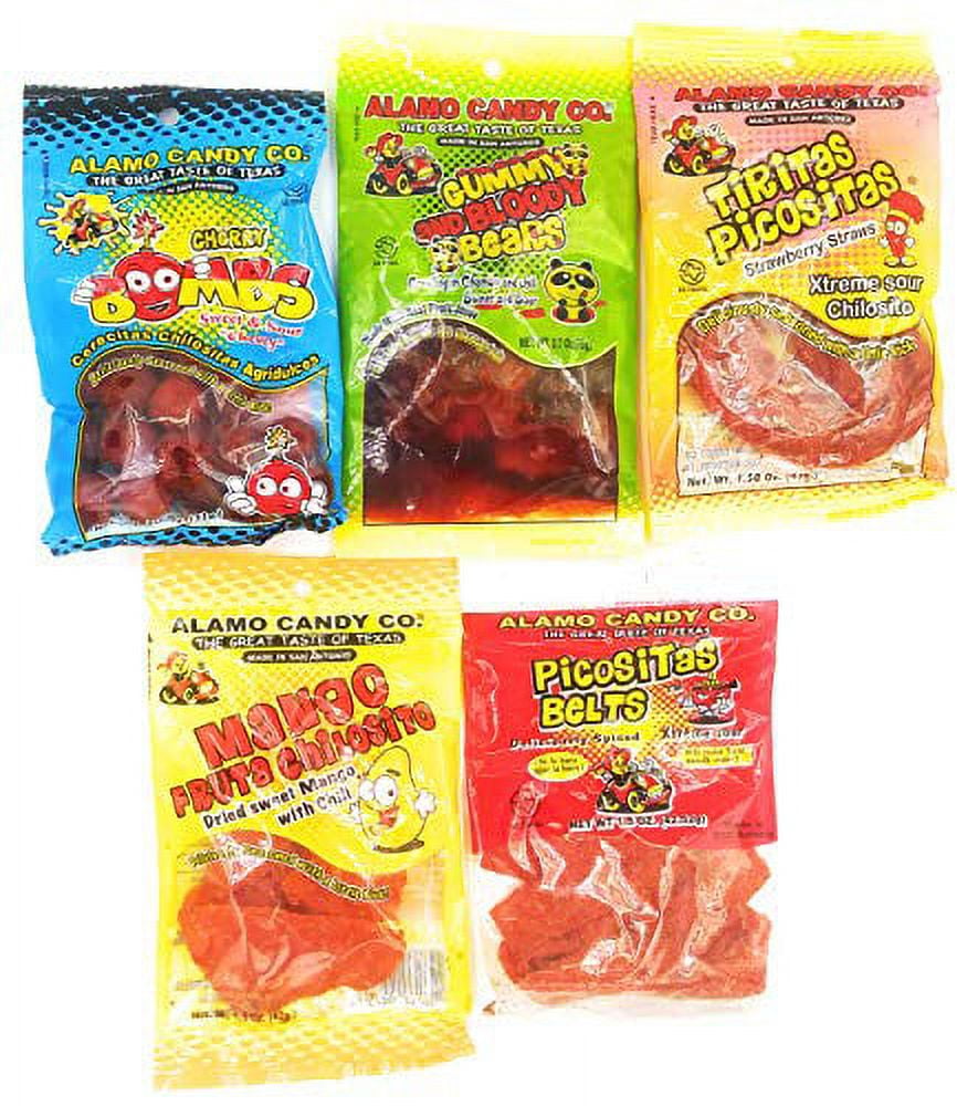 Alamo Candy Company Variety Candy Pack - 5 Bags Of Mexican Candy ...