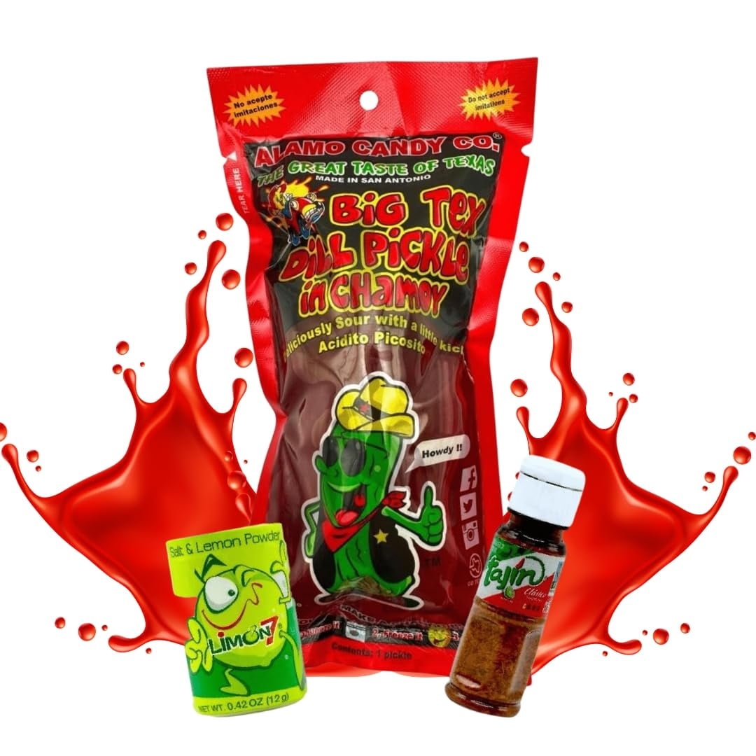 Alamo Chamoy Pickle Kit AIF4 - Mexican Candy Variety Featured on TikTok ...