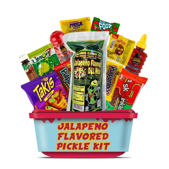 Alamo Pickle Kit, Mexican OKA4 Candy Mix Ready to TikTok Trend ...
