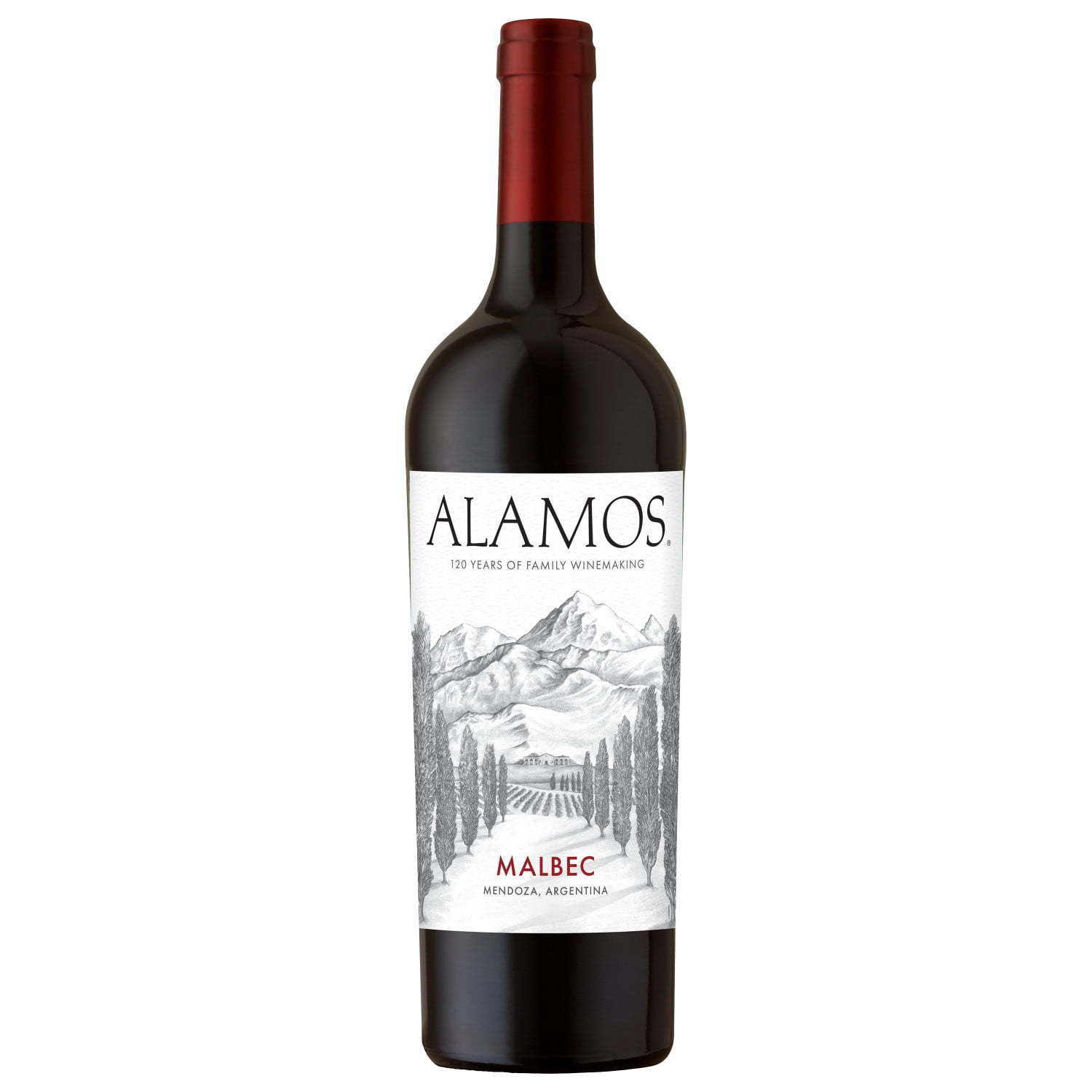 Alamos Malbec Red Wine, 750ml Bottle - Walmart.com