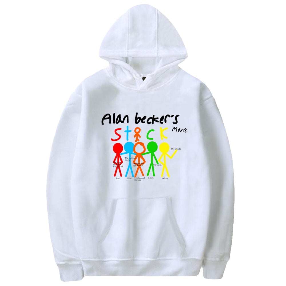 Alan Becker Hoodie Sweatshirt Fashion Long Sleeve Pullover Funny ...