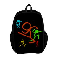 Blue Group Shadow Team Backpack, Large Size 16" x 13" x 5", Licensed ...