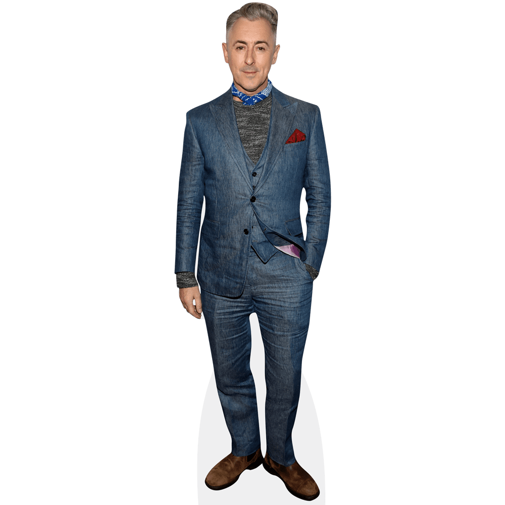 Alan Cumming (Blue Suit) Lifesize Cardboard Cutout Standee - Walmart.com