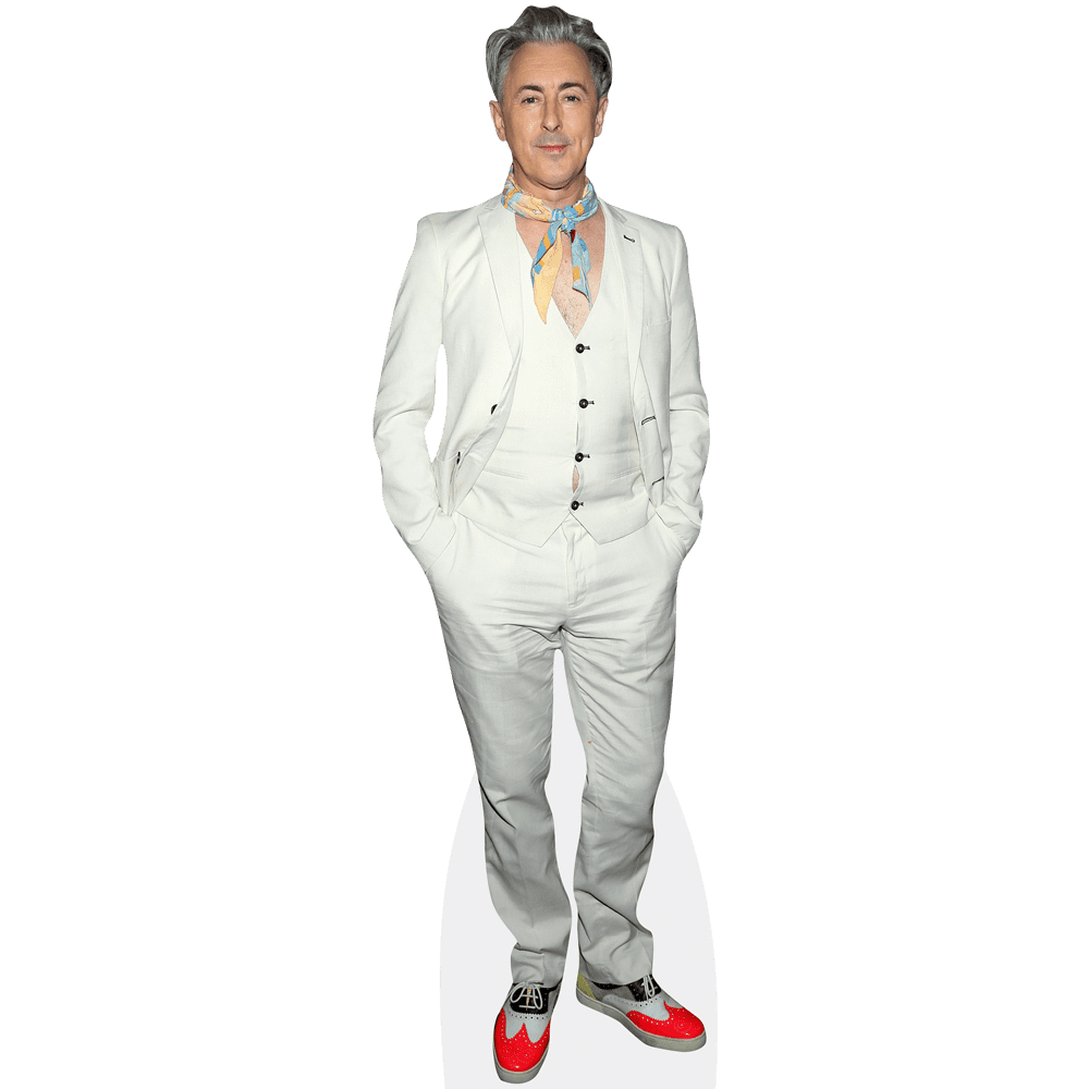 Alan Cumming (White Suit) Lifesize Cardboard Cutout Standee - Walmart.com