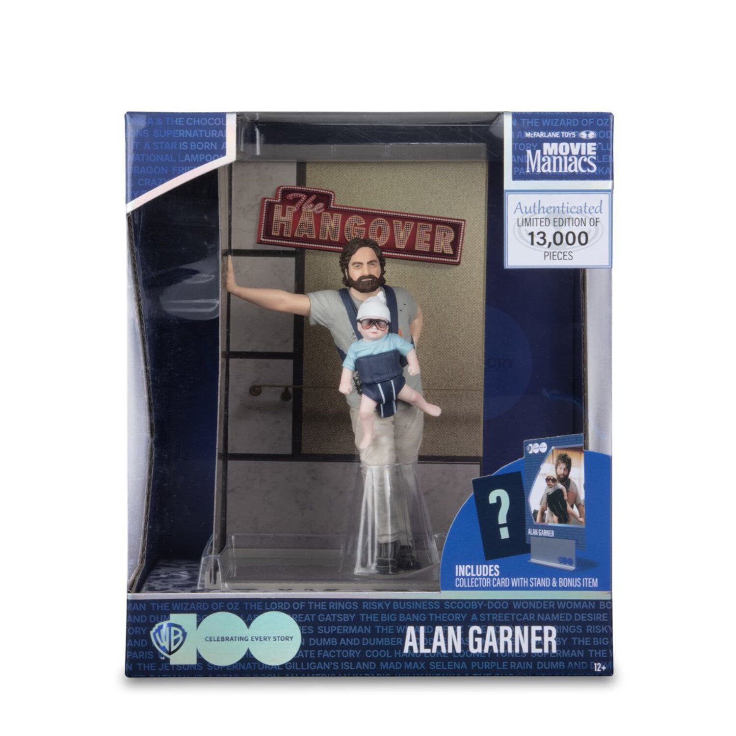 Alan Garner from The Hangover (WB 100: Movie Maniacs) 6" Posed Figure ...