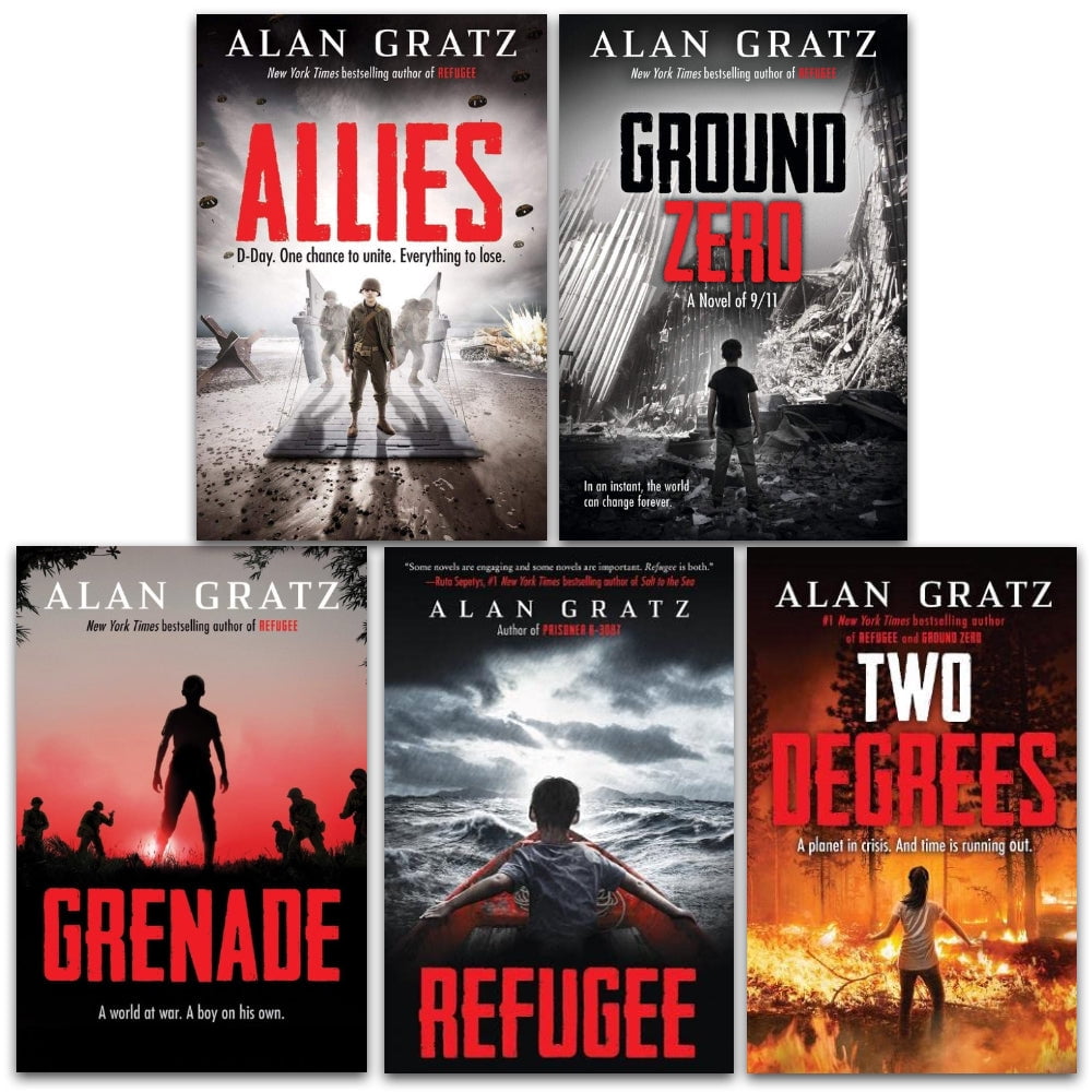 Alan Gratz 5 Books Collection Set (Allies, Two Degrees, Grenade ...