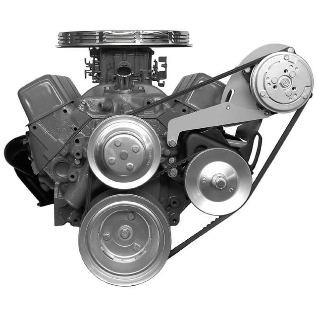 Alan Grove Components Sbc Lwp A/C Bracket 119L - Walmart.com